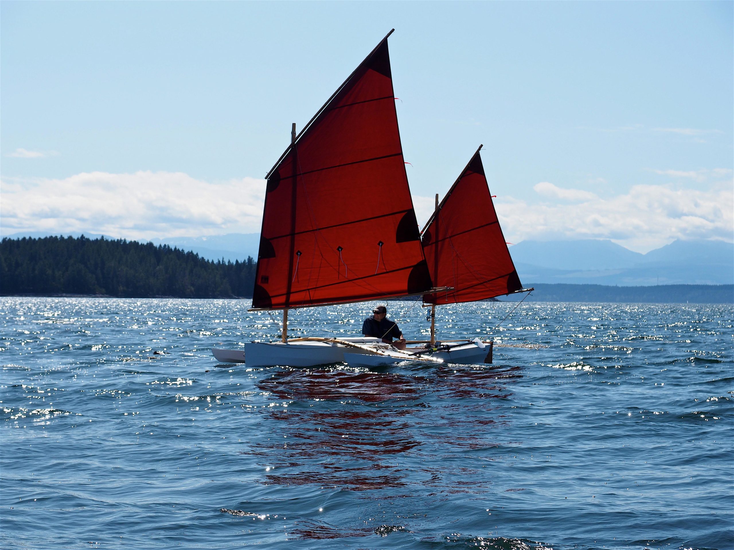 6 – Team TriHarder: Eric Tirion aboard “Heijira” (Angus Rowcruiser 18.5 ...
